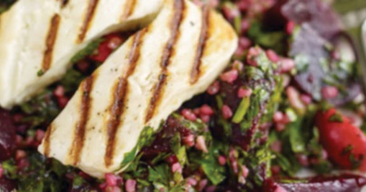 Sweet Chilli Beetroot, radish, herb and bulgar wheat tabbouleh served ...